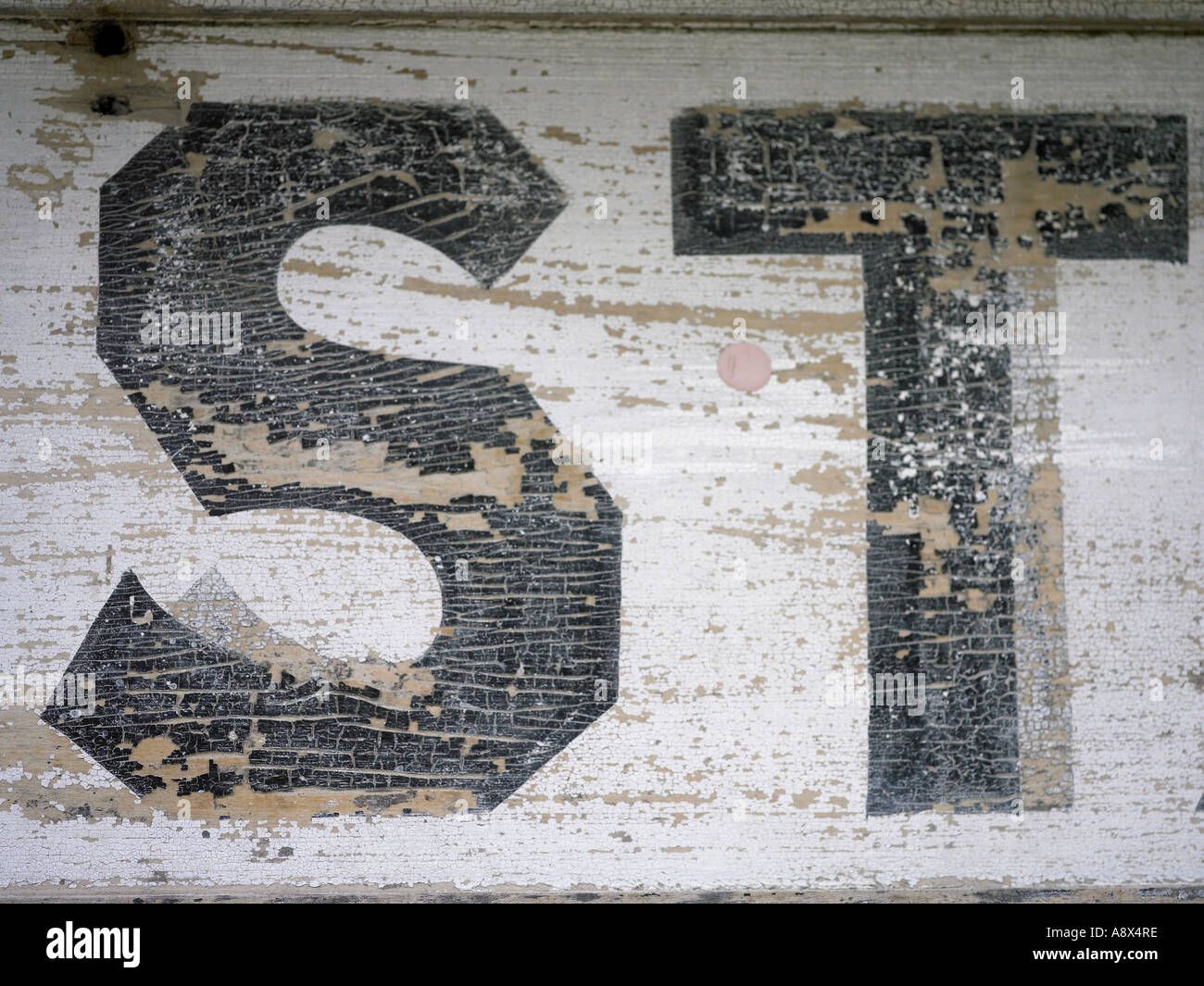 Worn letters hi-res stock photography and images - Alamy