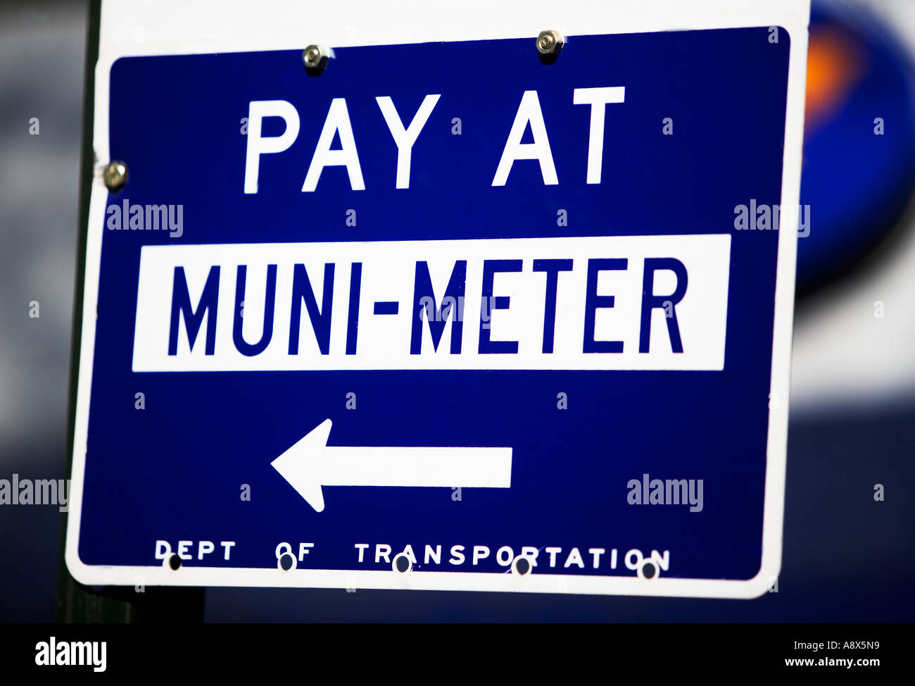 PAY AT METER Stock Photo - Alamy