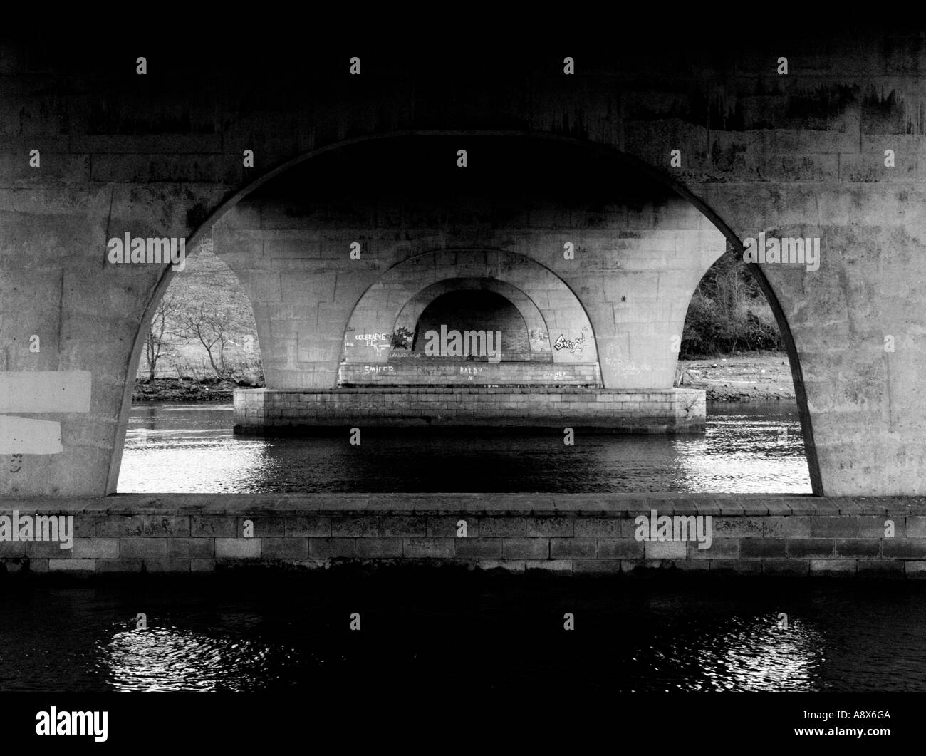 Bann bridge Black and White Stock Photos & Images - Alamy