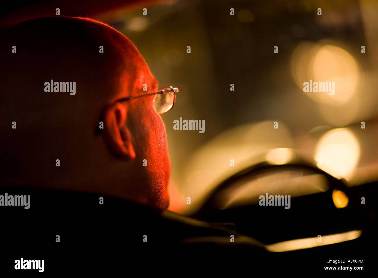 Scary man car night hi-res stock photography and images - Alamy