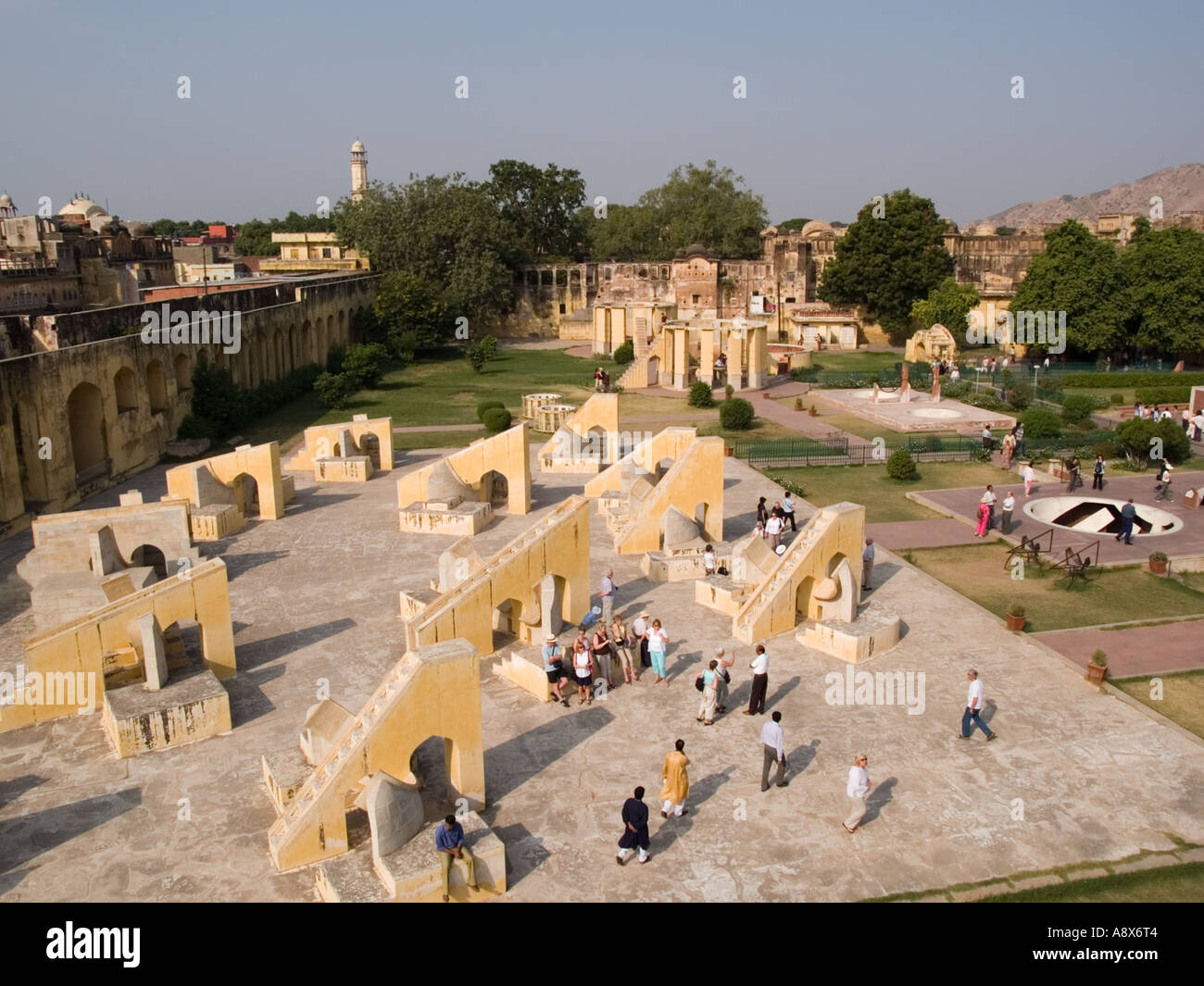 Jantar Mantar Observatory stone astronomical instruments. Jaipur ...
