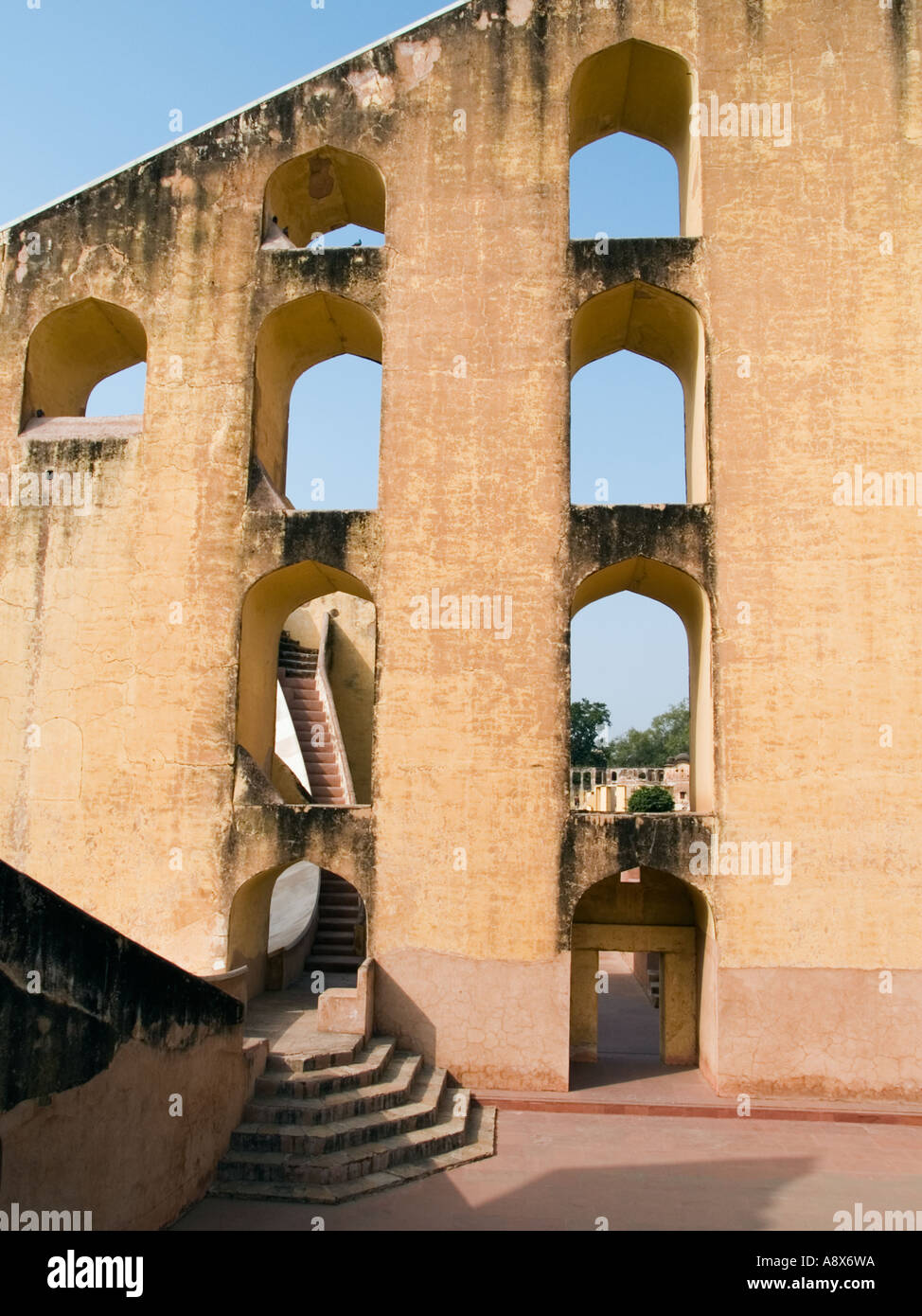 Central Triangle of Large Samrat Yantra at Jantar Mantar Observatory ...