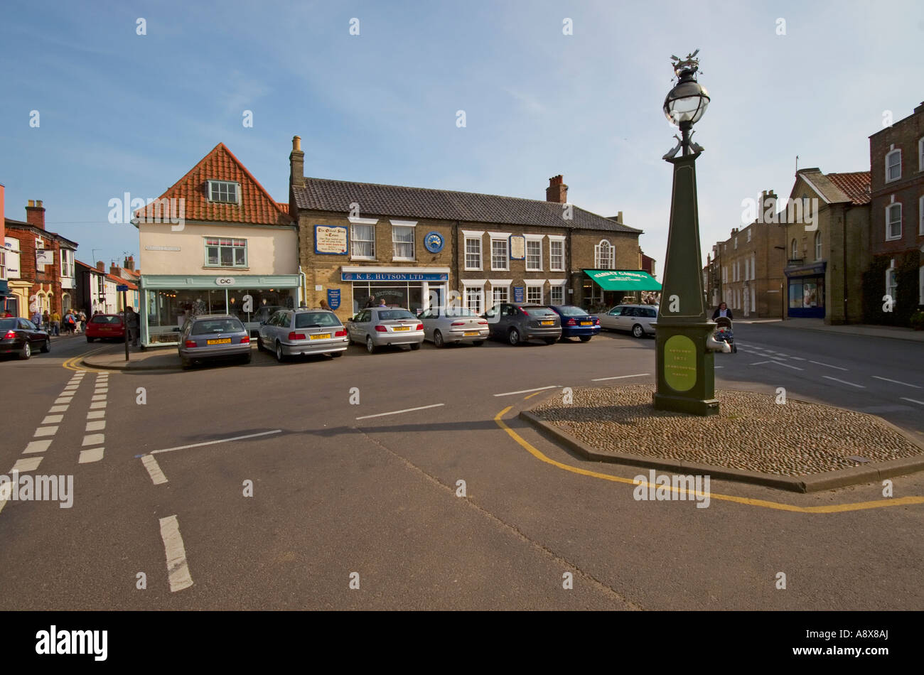 Southwold town square Stock Photo - Alamy