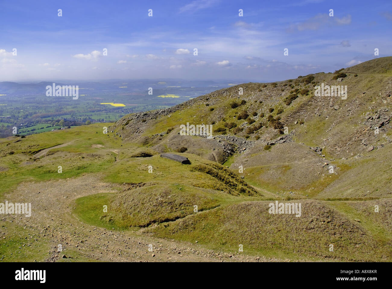titterstone clee hill shropshire site of dhustone dolerite quarry ...