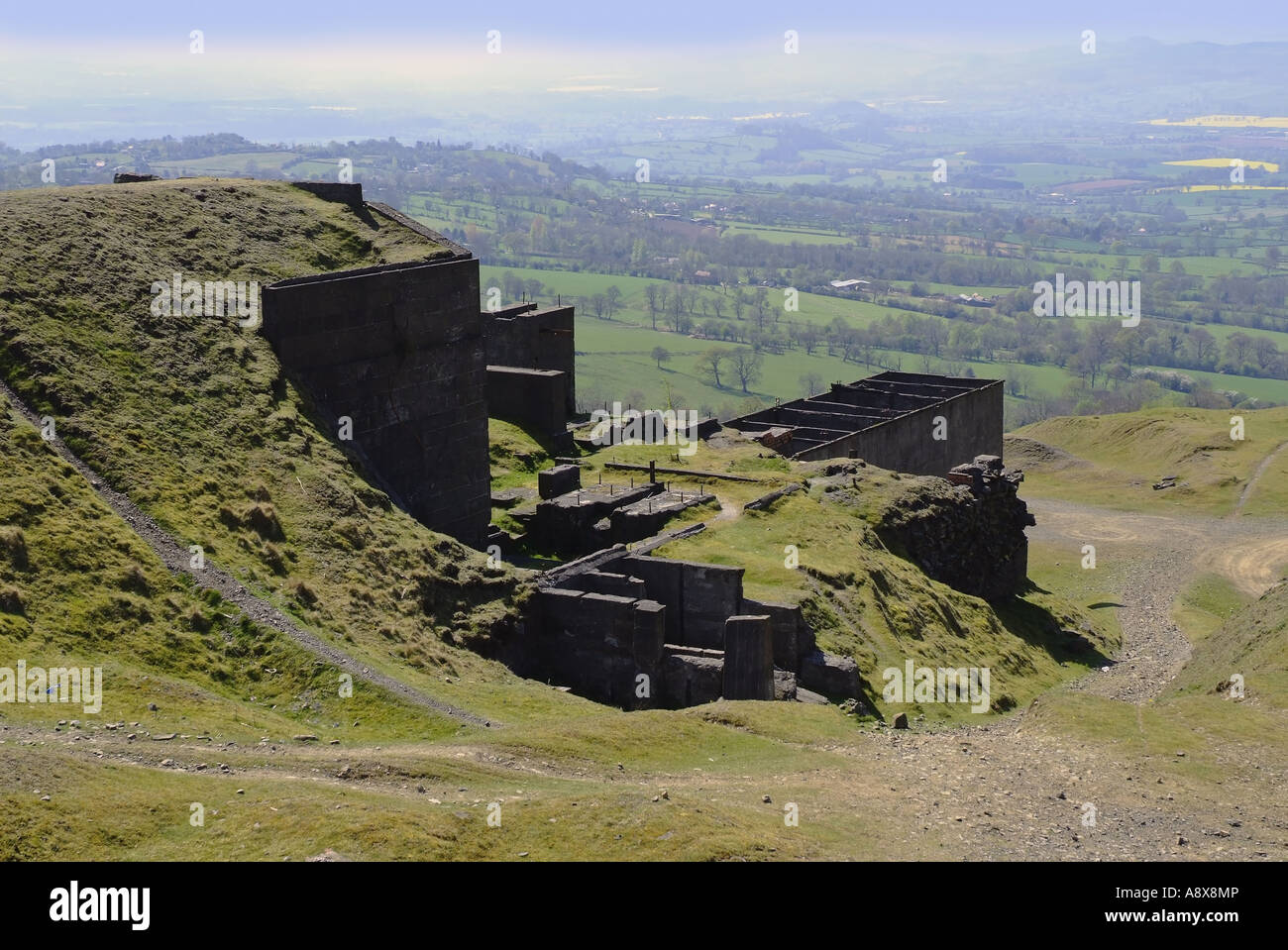 titterstone clee hill shropshire site of dhustone dolerite quarry ...