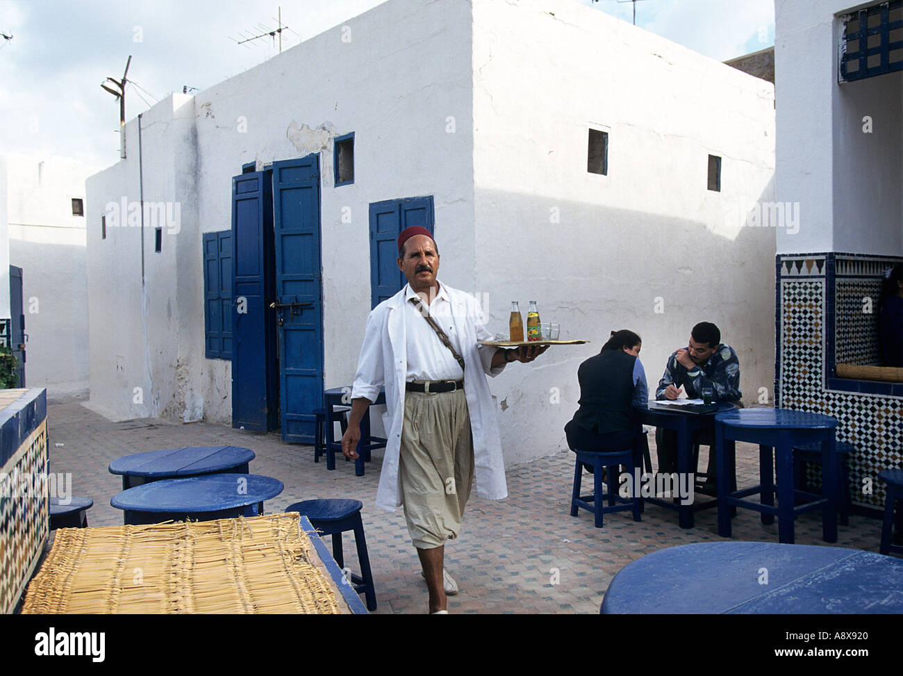 Café maure and rabat hi-res stock photography and images - Alamy