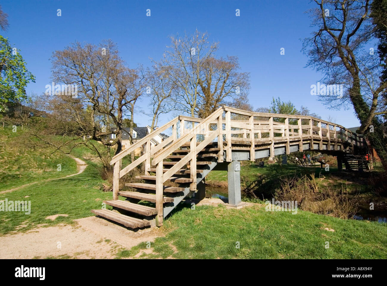 river clun clun village shropshire the midlands england uk Stock Photo ...