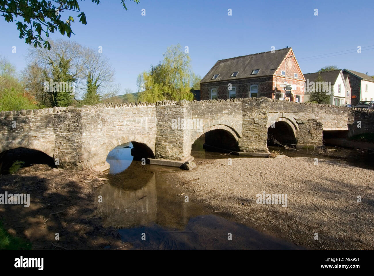 river clun clun village shropshire the midlands england uk Stock Photo ...