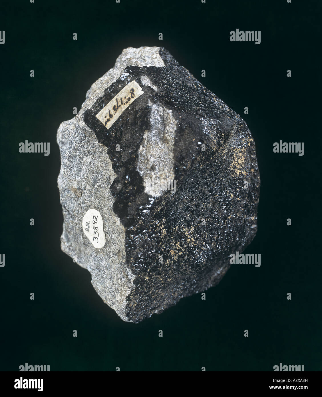 The Stannern achondrite Stock Photo - Alamy