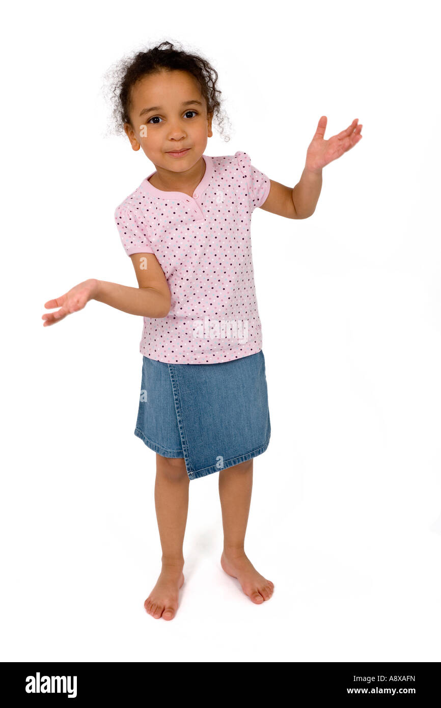 Little Girl Standing Up