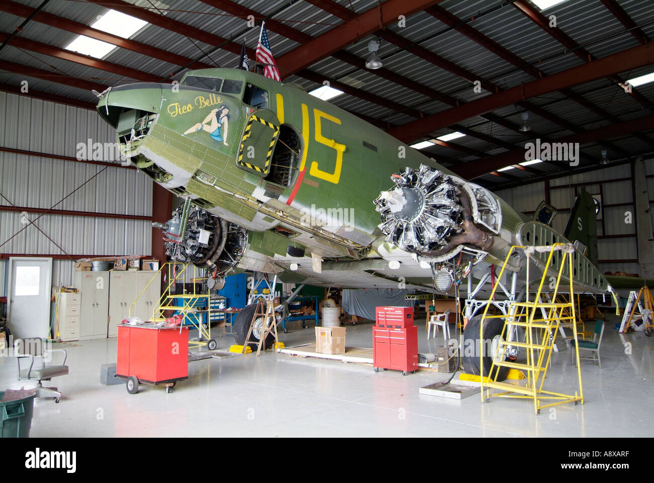 Tico belle bomber restoration Valiant Air Command Warbird Museum ...