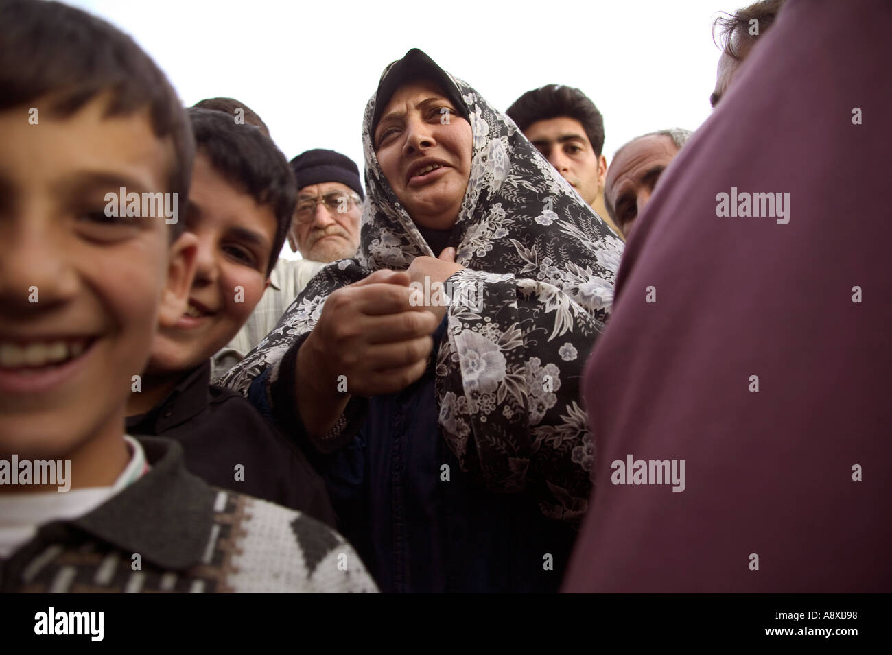 Faces in Karbala Iraq 01 03 2004 Stock Photo - Alamy