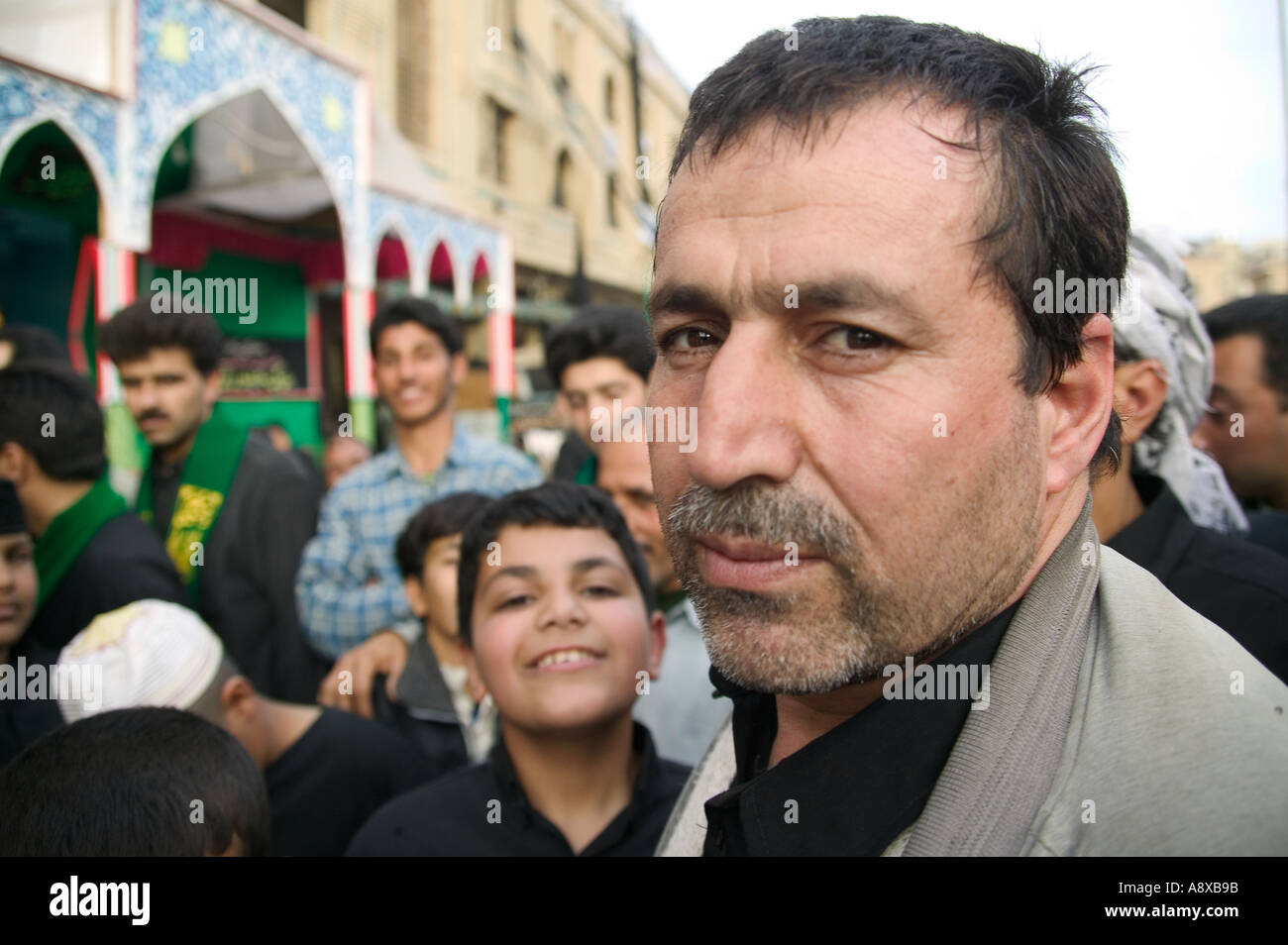Faces in Karbala Iraq 01 03 2004 Stock Photo - Alamy