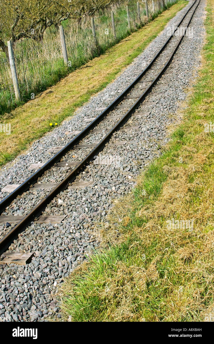 narrow guage railway track Stock Photo - Alamy