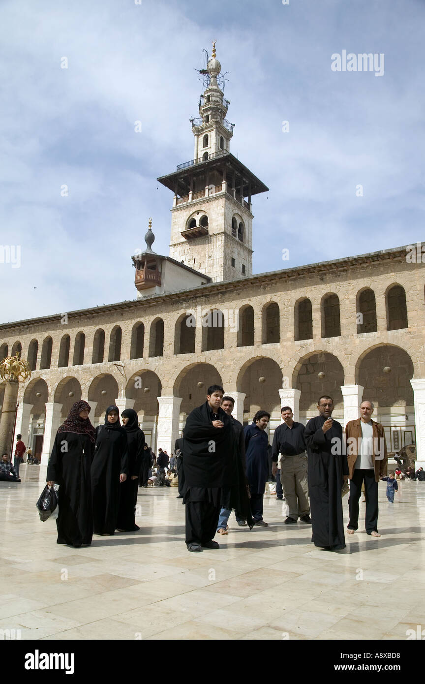 Group at Yazid s Court Darbar e Yazid Damascus Syria 27 02 04 Stock ...