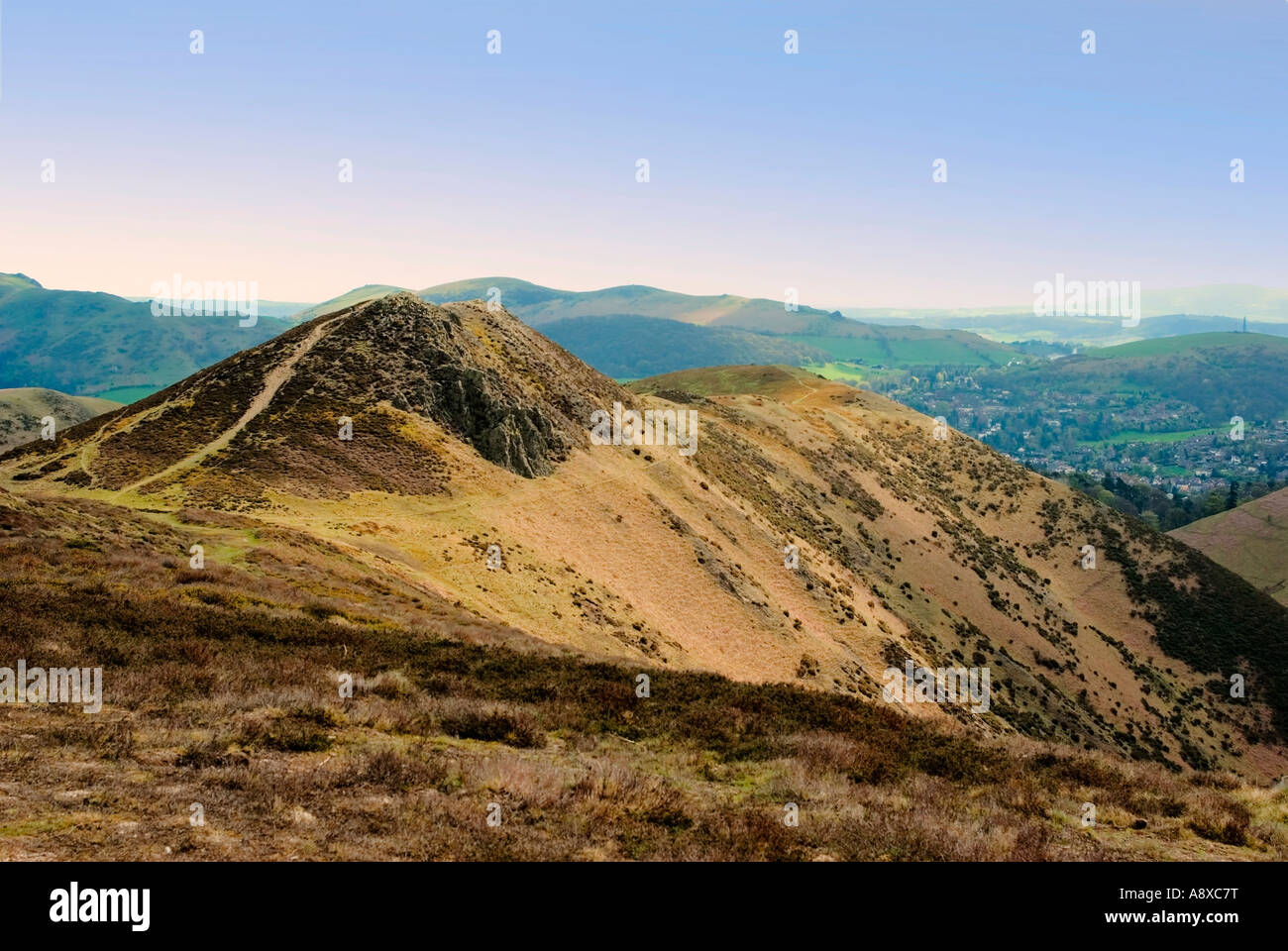 long mynd shropshire england uk Stock Photo - Alamy