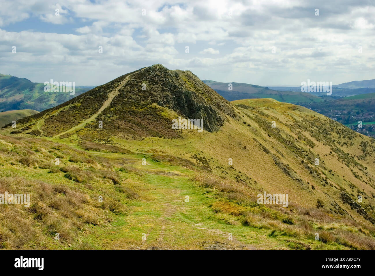 long mynd shropshire england uk Stock Photo - Alamy