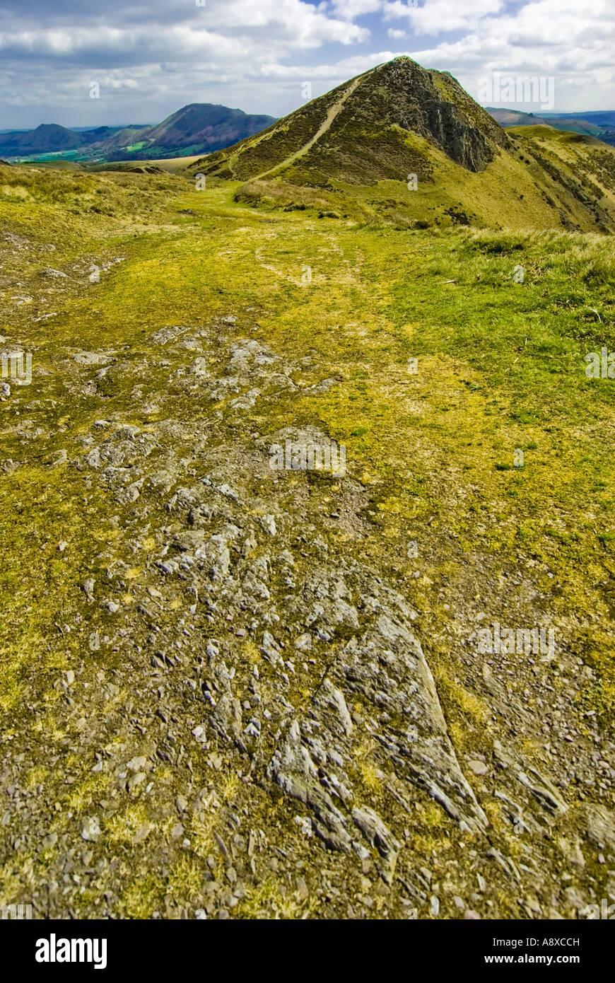 long mynd shropshire england uk rift Stock Photo - Alamy