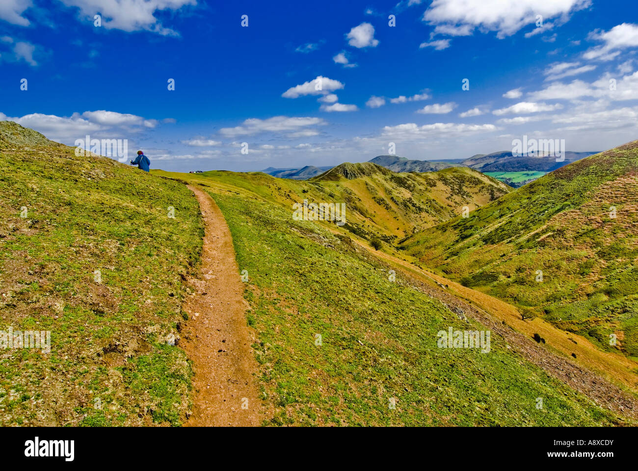 long mynd shropshire england uk Stock Photo - Alamy