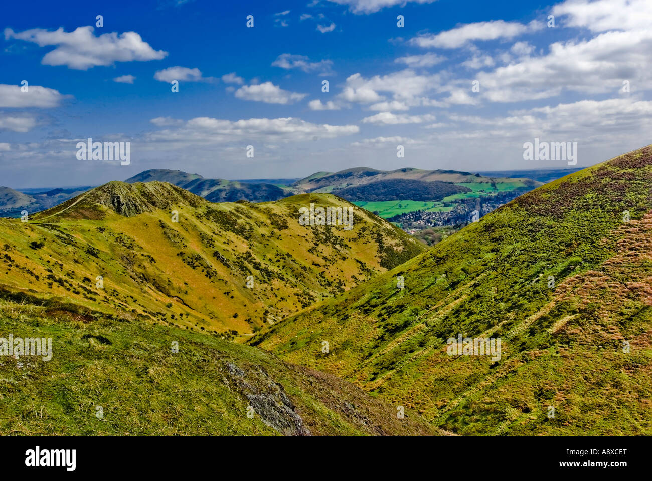 long mynd shropshire england uk Stock Photo - Alamy
