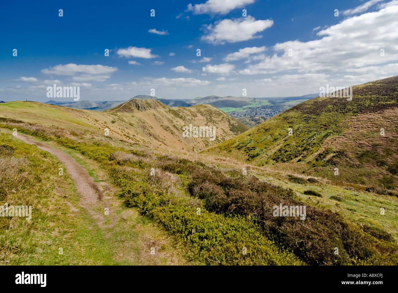 long mynd shropshire england uk Stock Photo - Alamy