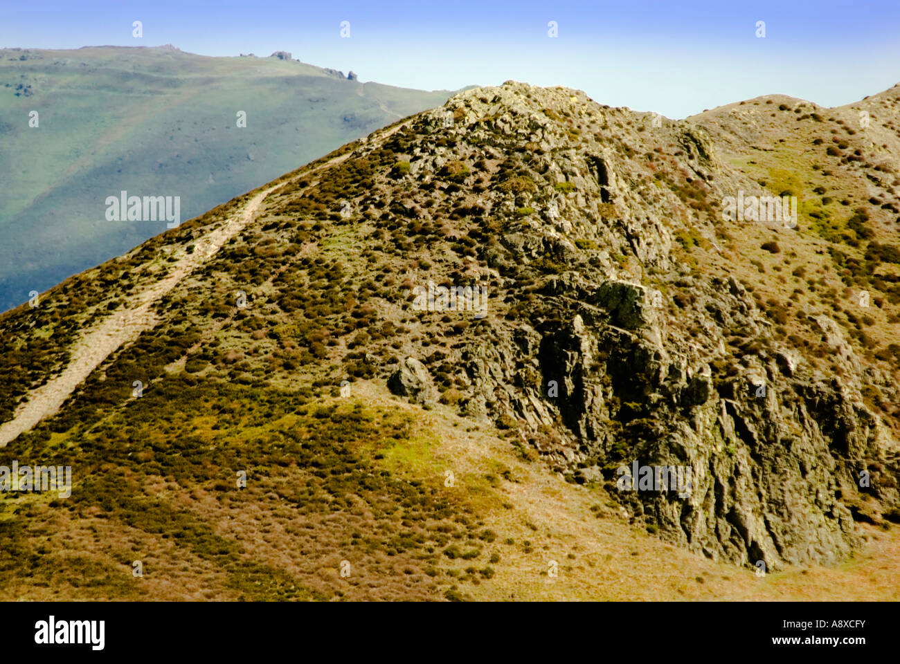 long mynd shropshire england uk Stock Photo - Alamy