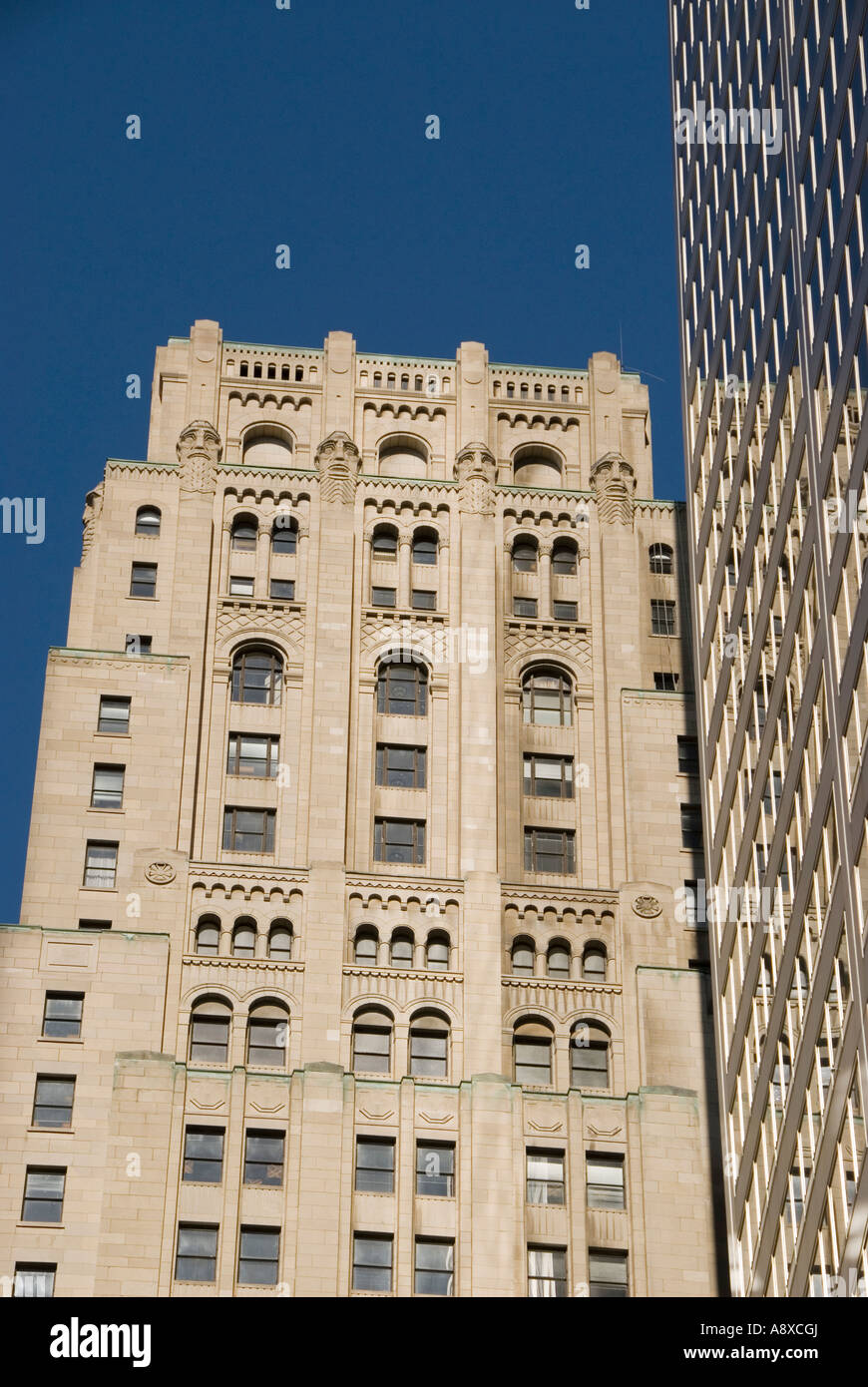 Architecture in the Central business district Toronto Canada Stock ...