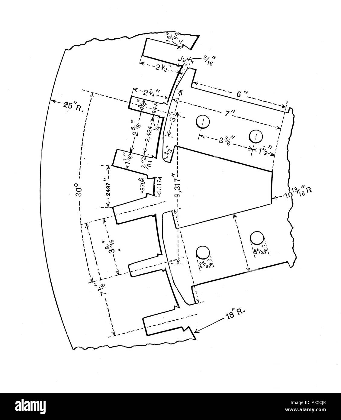 ALTERNATOR ARMATURE FIELD LAMINATIONS Stock Photo - Alamy