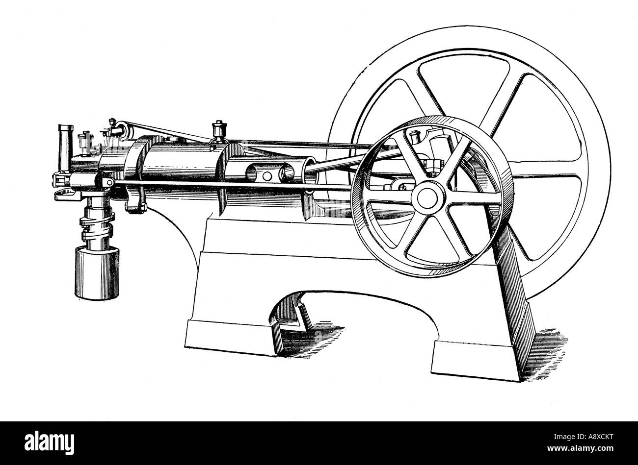 DUGALD CLERK GAS BURNING ENGINE Stock Photo - Alamy