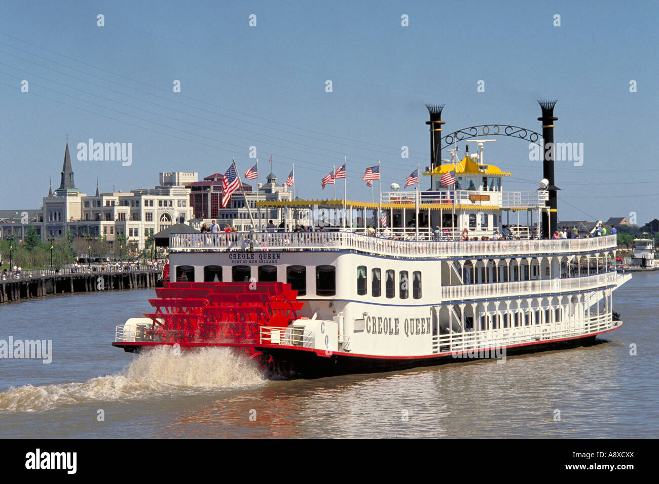 Elk216 1640 Louisiana New Orleans Mississippi River Creole Queen ...
