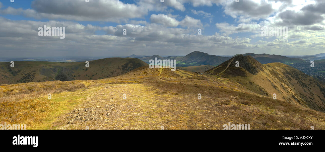 long mynd shropshire england uk Stock Photo - Alamy