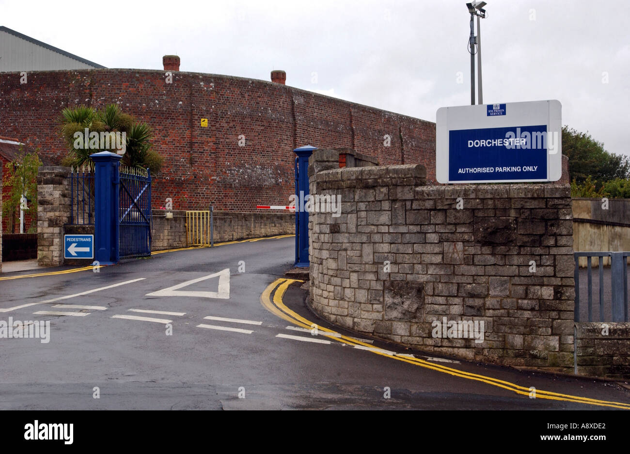 Exterior of Dorchester Prison in Dorchester Dorset Britain UK Stock ...