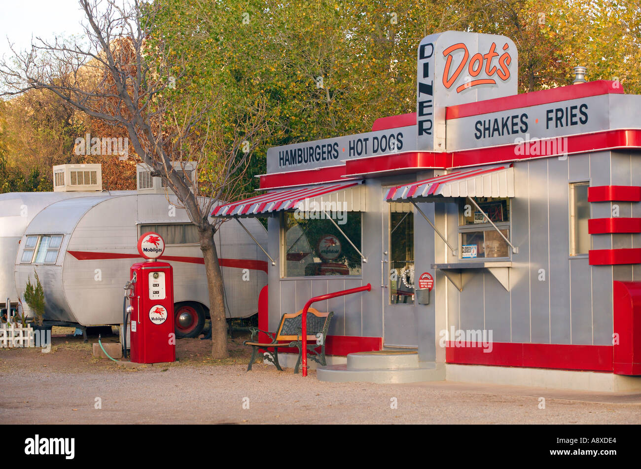 Vintage car trailer motel, Bisbee, Arizona, USA Stock Photo - Alamy