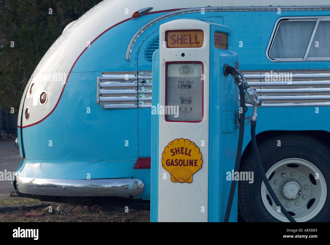 Vintage car trailer motel, Bisbee, Arizona, USA Stock Photo - Alamy