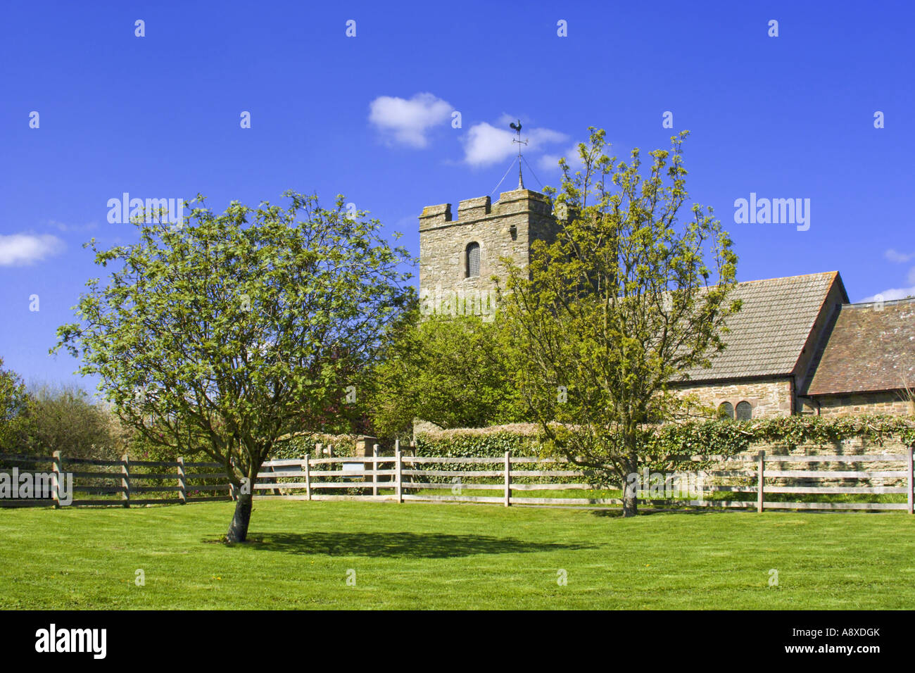 stokesay castle 13th. century fortified manor house shropshire england ...