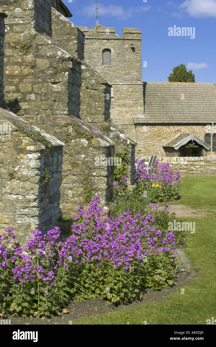 stokesay castle 13th. century fortified manor house shropshire england ...