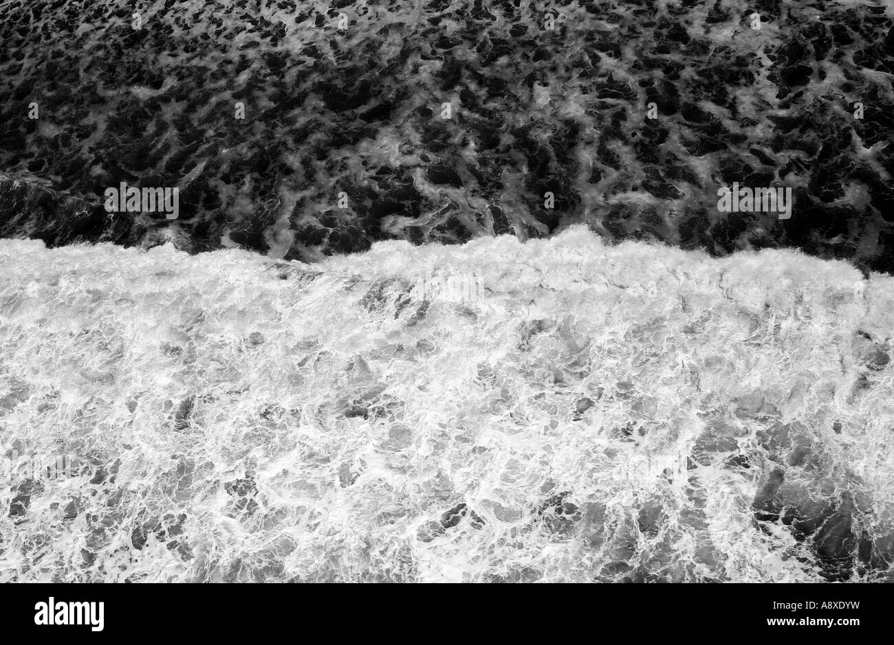 White caps ocean Black and White Stock Photos & Images - Alamy