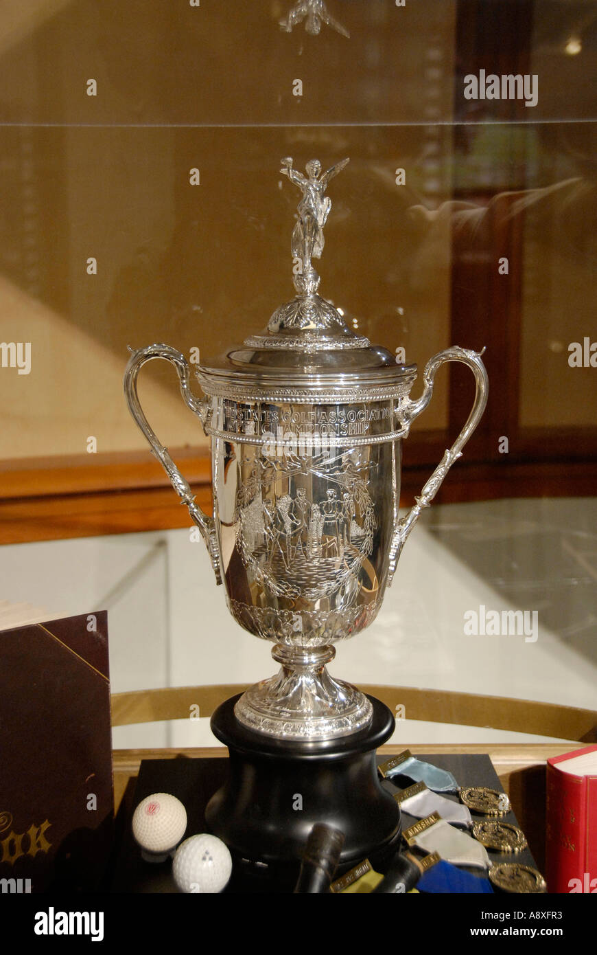 The U S Open trophy at The World Golf Hall of Fame St Augustine Florida ...