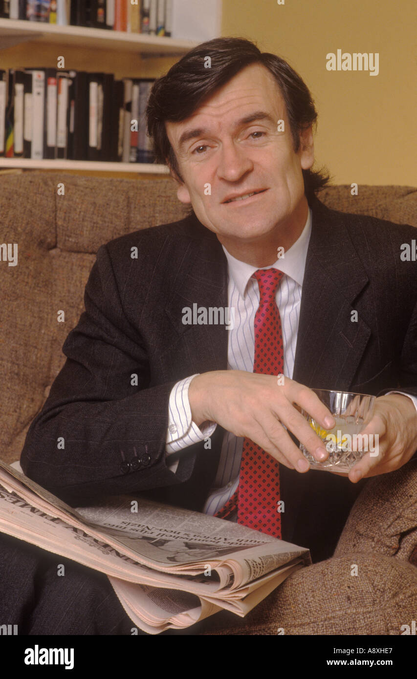 Professor Anthony Clare at home south London portrait author ...