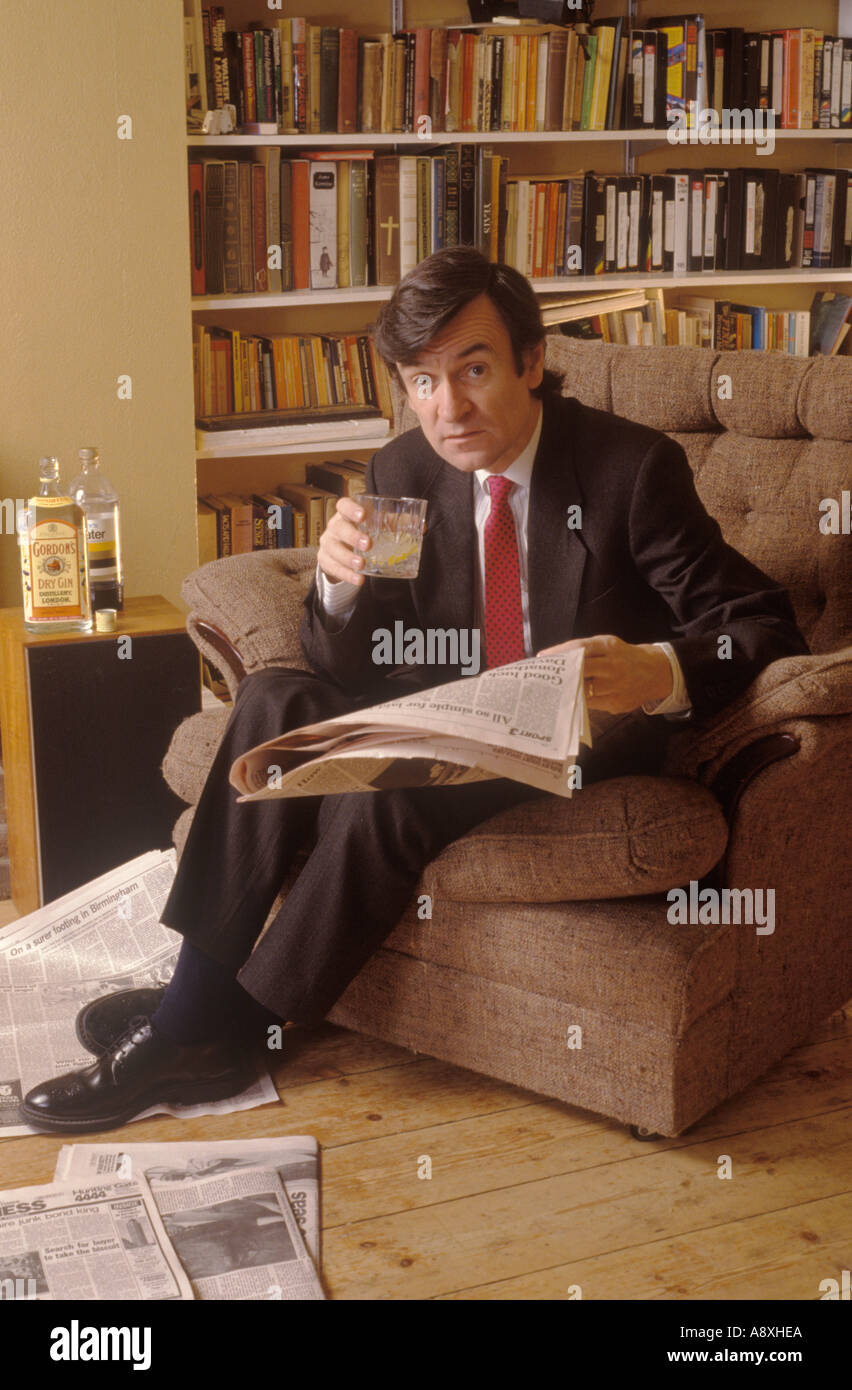 Professor Anthony Clare at home south London portrait author ...
