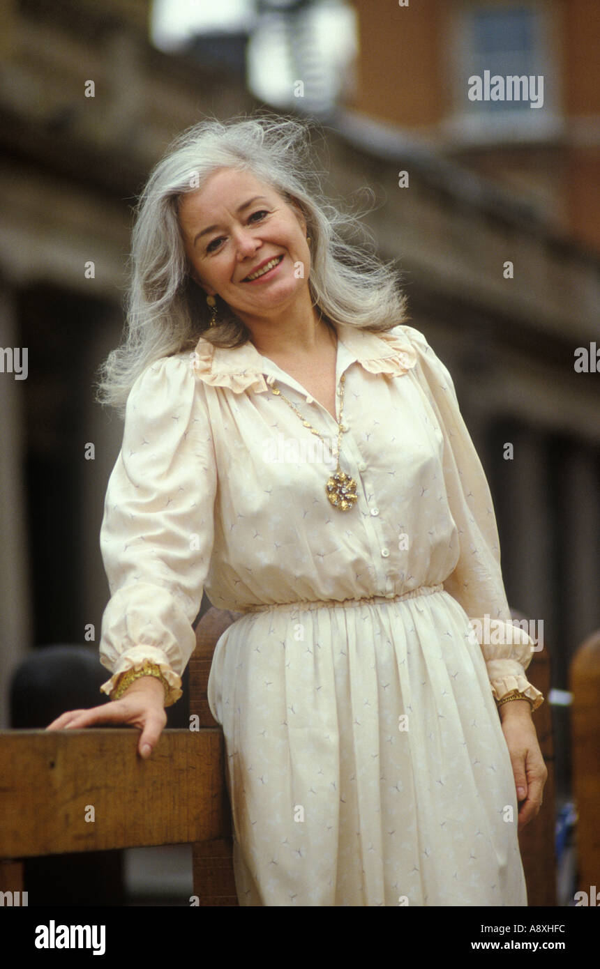 Dame Gwyneth Jones opera singer in London, England circa 1985 1980s UK ...