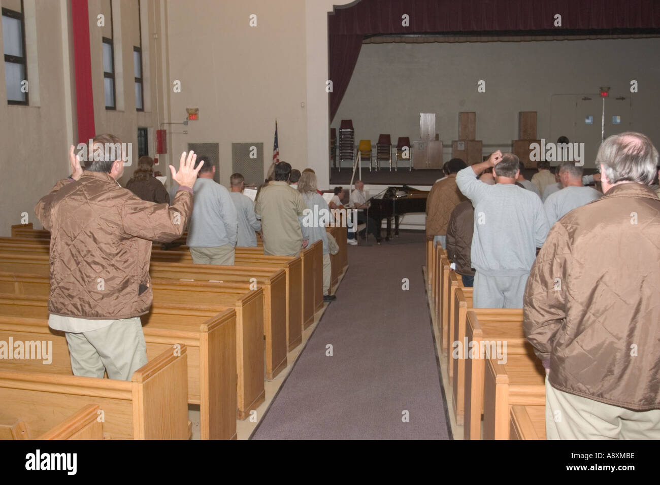 Inside american prison inmates hi-res stock photography and images - Alamy