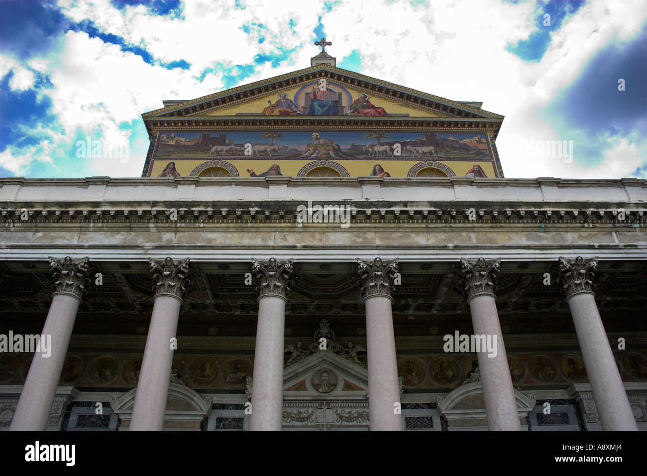 St. Paul basilica Rome Italy Stock Photo - Alamy