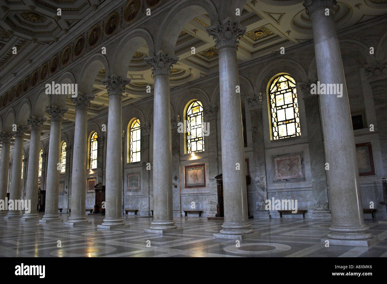 St. Paul basilica Rome Italy Stock Photo - Alamy