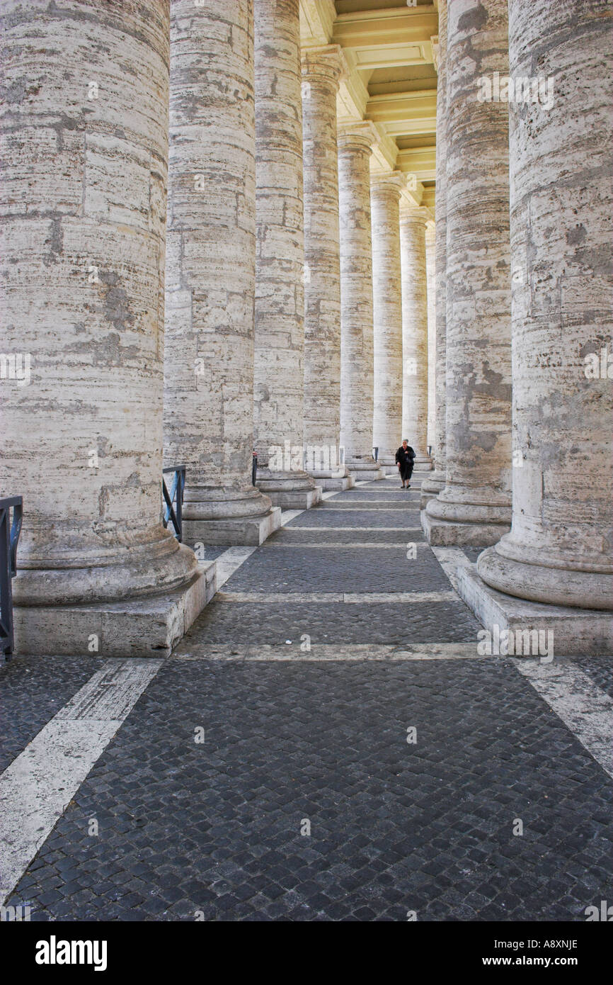 St. Peter square Rome Vatican Stock Photo - Alamy