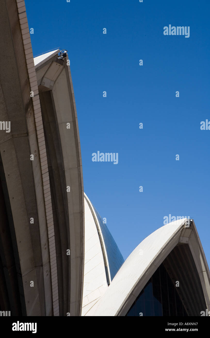 The Sydney Opera House roof close up Stock Photo - Alamy