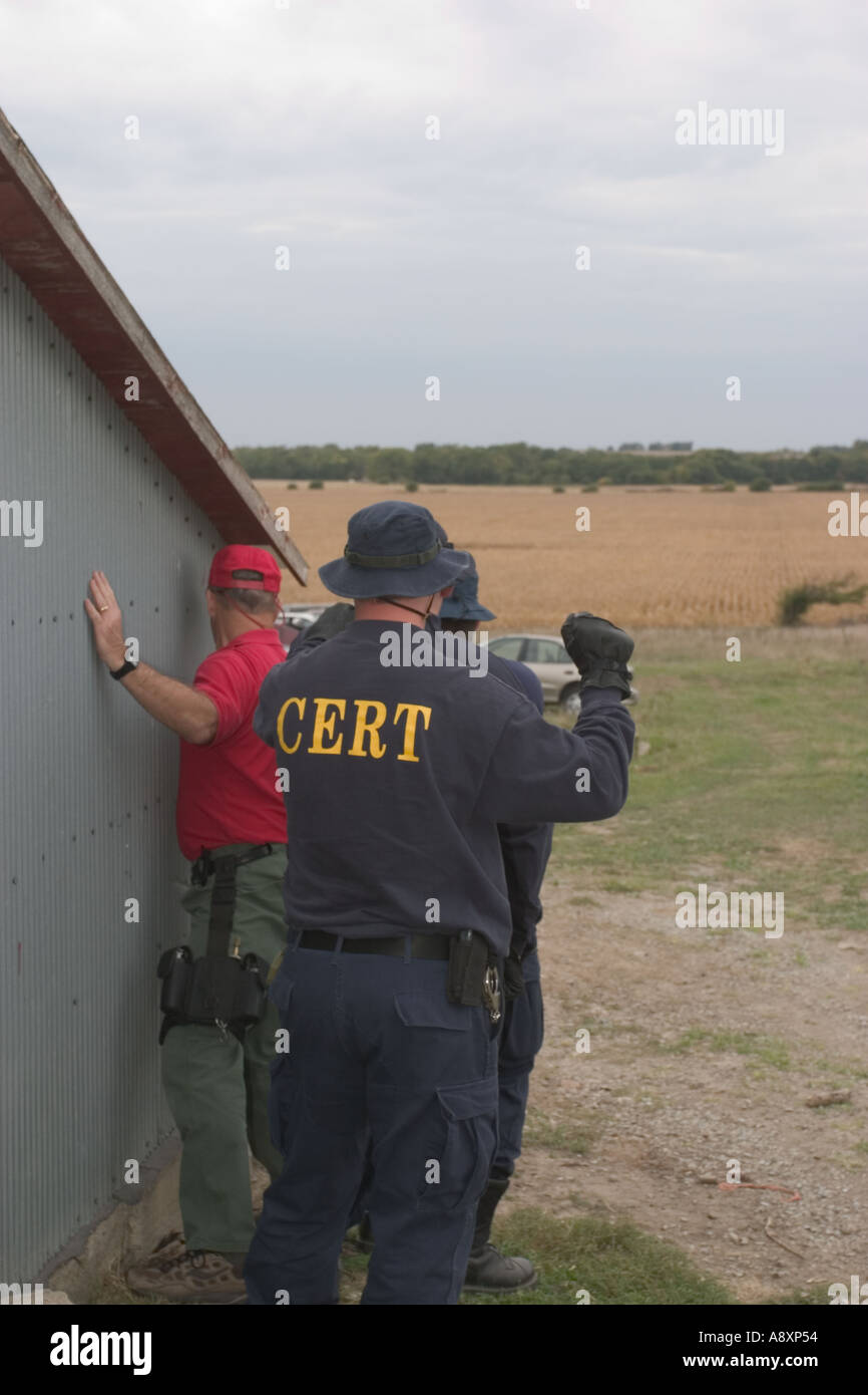 Officers training on the proper use of flashbang grenades, a popular ...