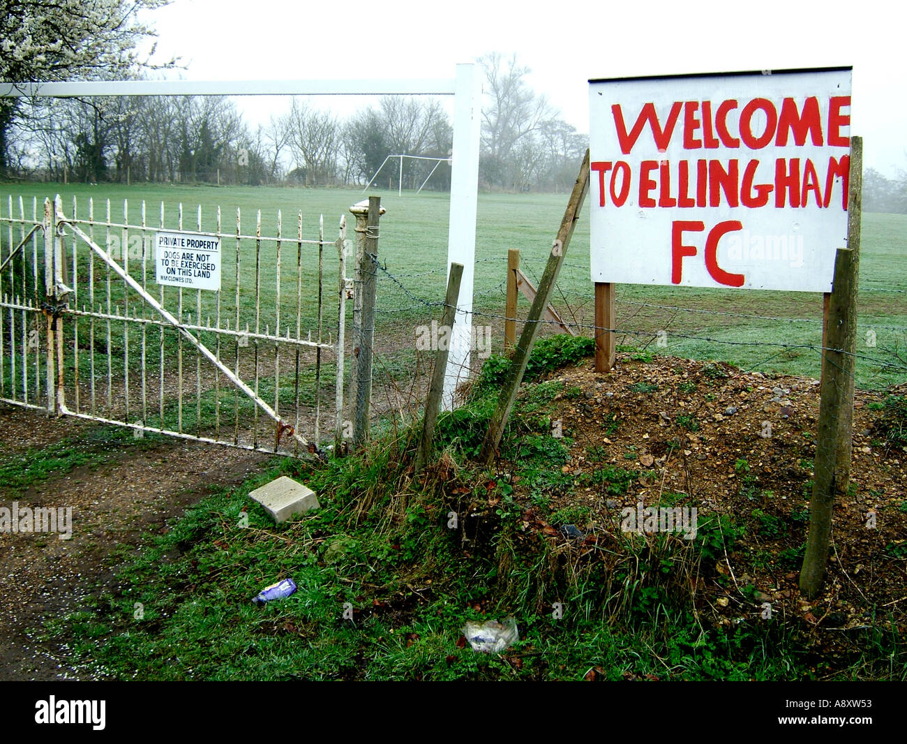 local football club ground Stock Photo - Alamy