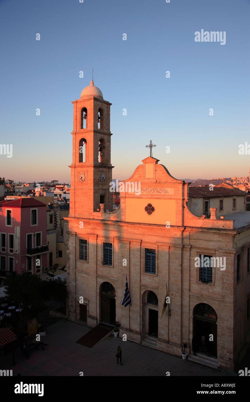Church trimartyri chania crete greece hi-res stock photography and ...