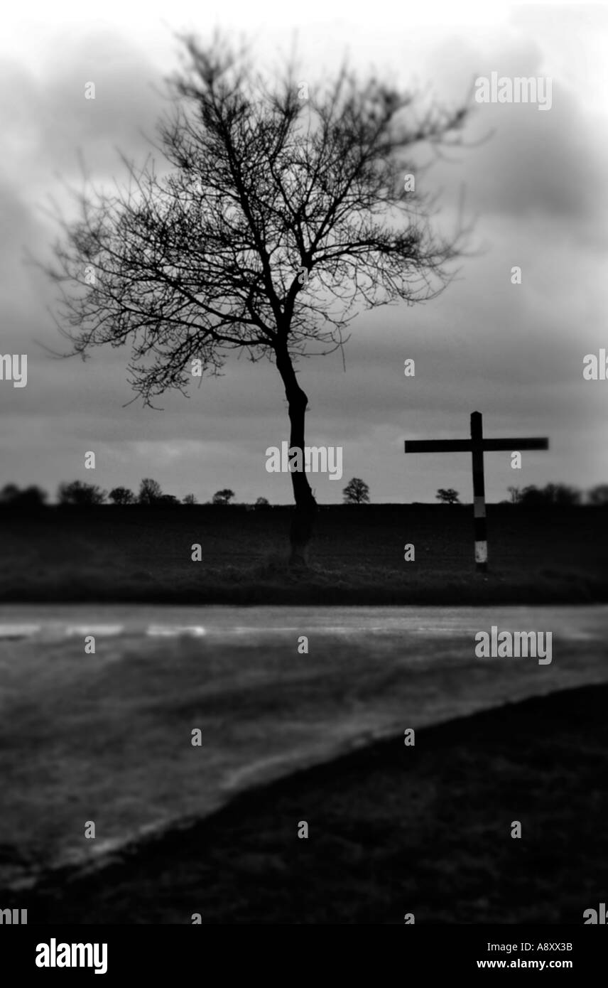 Landscape signs Black and White Stock Photos & Images - Alamy